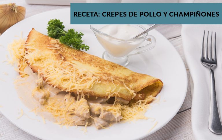 Receta: Crepes de pollo y champiñones | cookstorming